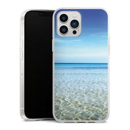 DeinDesign iPhone 13 Pro Max Handy Silikon H&uuml;lle Case transparent Handyh&uuml;lle Urlaub Sky Ocean Silikon Case