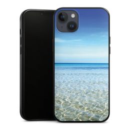 DeinDesign iPhone 14 Plus Handy Silikon H&uuml;lle Case schwarz Handyh&uuml;lle Urlaub Sky Ocean