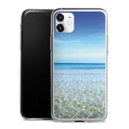 DeinDesign iPhone 11 Handy Slim Case Silikon Handyh&uuml;lle transparent H&uuml;lle extra d&uuml;nn Urlaub Ocean Sky Silikon Slim Case