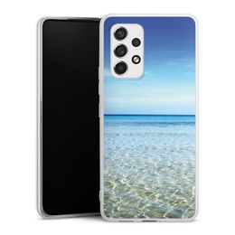 DeinDesign Galaxy A53 5G Handy Silikon H&uuml;lle Case transparent Handyh&uuml;lle Sky Ocean Urlaub Silikon Case