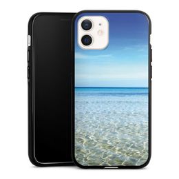 DeinDesign iPhone 12 mini Handy Silikon H&uuml;lle Case schwarz Handyh&uuml;lle Urlaub Sky Ocean