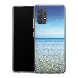 DeinDesign Galaxy A32 4G Handy Silikon H&uuml;lle Case transparent Handyh&uuml;lle Urlaub Sky Ocean Silikon Case