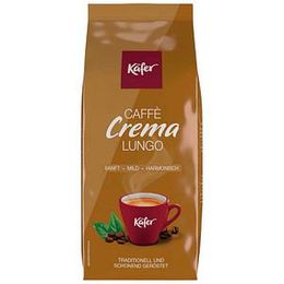 Feinkost Käfer Käfer CAFFÈ CREMA lungo Kaffeebohnen Arabica- und Robustabohnen mild 1,0 kg