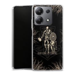 DeinDesign Xiaomi Redmi Note 13 5G Handy Silikon H&uuml;lle Case transparent Handyh&uuml;lle Tv Show Designs Wikinger Vikings Silikon Case