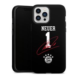 DeinDesign iPhone 13 Pro Max Handy Panzer Handyh&uuml;lle robuste Outdoor H&uuml;lle Schutzh&uuml;lle matt Fc Bayern M&uuml;nchen Manuel Neuer Fcb Tough Case