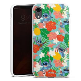 DeinDesign iPhone Xr Handy Silikon H&uuml;lle Case wei&szlig; Handyh&uuml;lle Lilo & Stitch Movie Disney Silikon Case