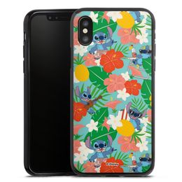 DeinDesign iPhone X Handy Silikon H&uuml;lle Case schwarz Handyh&uuml;lle Lilo & Stitch Movie Disney