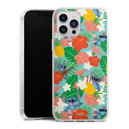 DeinDesign iPhone 13 Pro Max Handy Silikon H&uuml;lle Case transparent Handyh&uuml;lle Lilo & Stitch Movie Disney Silikon Case