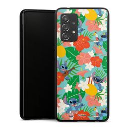 DeinDesign Galaxy A52s 5G Handy Silikon H&uuml;lle Case schwarz Handyh&uuml;lle Lilo & Stitch Disney Movie