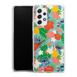 DeinDesign Galaxy A53 5G Handy Silikon H&uuml;lle Case transparent Handyh&uuml;lle Disney Movie Lilo & Stitch Silikon Case