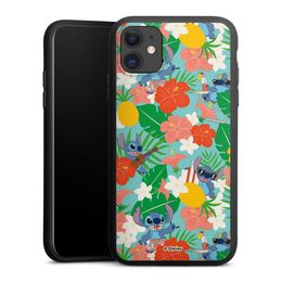DeinDesign iPhone 11 Handy Premium Silikon H&uuml;lle Handyh&uuml;lle schwarz Case Lilo & Stitch Disney Movie Silikon Premium Case