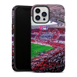 DeinDesign iPhone 13 Pro Max Handy Panzer Handyh&uuml;lle robuste Outdoor H&uuml;lle Schutzh&uuml;lle matt Stadium Fcb Fc Bayern M&uuml;nchen Tough Case