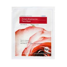 Korres Apothecary Wild Rose Tuch-Maske für strahlende Haut mit Sofort-Effekt 20 ml