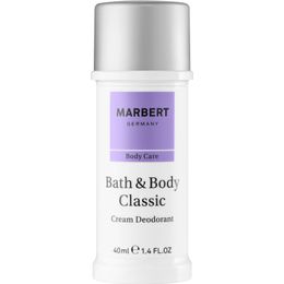 Marbert Körperpflege Bath & Body Deodorant Cream 40 ml