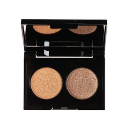 Korres Augen Black Volcanic Minerals Velvet Dual Eyeshadow Palette 3 g Golden Amber