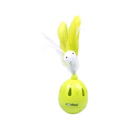 Coockoo Tier-Intelligenzspielzeug Katzenspielzeug Tumbler limone