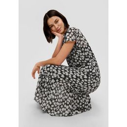 s.Oliver BLACK LABEL Maxikleid Maxikleid mit All-over-Print