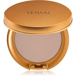 SENSAI Silky Bronze Natural Veil Compact das pudrige Kompakt-Make-up für klare und glatte Haut Farbton SC03 Medium 8,5 g