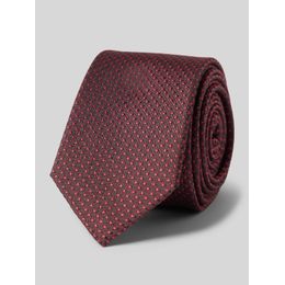 OLYMP Krawatte aus Seide mit Allover-Muster (5 cm)