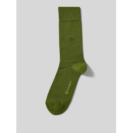 Burlington Socken mit Label-Schriftzug Modell 'Lord'