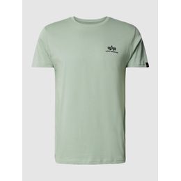 Alpha Industries T-Shirt mit Label-Print Modell 'BASIC'