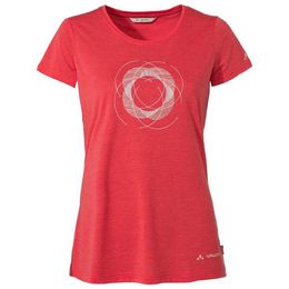 Vaude - Women's Skomer Print T-Shirt II - Funktionsshirt Gr 36 rot