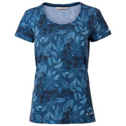 Vaude - Women's Skomer AOP - Funktionsshirt Gr 34 blau