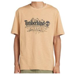 Timberland - Short Sleeve Graphic Slub Tee - T-Shirt Gr S beige