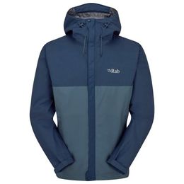 Rab - Downpour Eco Jacket - Regenjacke Gr S blau