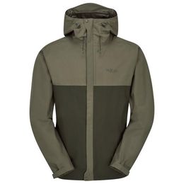 Rab - Downpour Eco Jacket - Regenjacke Gr S oliv