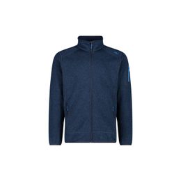 CMP Strickfleecejacke Schnell trocknend & Atmungsaktiv & Wärmend, blau