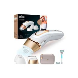 Braun IPL-Haarentferner Silk-expert Pro 5 PL5356, 400.000 Lichtimpulse, Skin Pro 2.0 Sensor, weiß