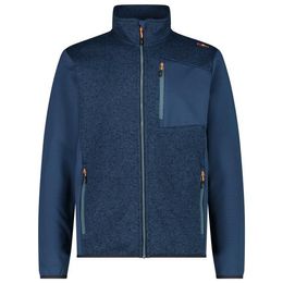 CMP - Jacket Jacquard Knitted - Fleecejacke Gr 48 blau
