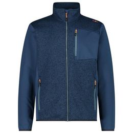 CMP - Jacket Jacquard Knitted - Fleecejacke Gr 46 blau