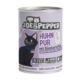 Joe & Pepper Cat Huhn pur mit Süßkartoffeln 6x400g