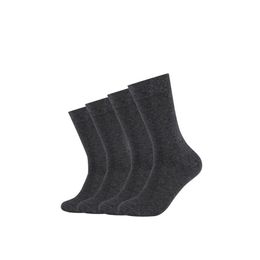 Camano Socken (Packung, 4-Paar) Atmungsaktiv: 97% Bio-Baumwolle, grau