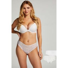 Hunkemöller Hunkemöller 2er-Pack Brazilians Angie Weiß