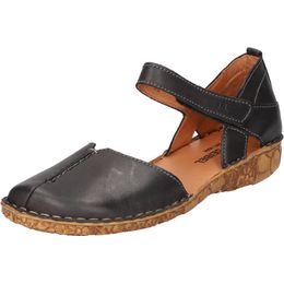 Josef Seibel® Riemchen-Ballerinas "Rosalie 42", Leder, Weite G, für Damen, schwarz, 37