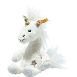 Steiff Soft Cuddly Friends Kuscheltier "Unica Schlenker-Einhorn", 20cm, weiß