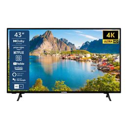 Telefunken XU43SN550S 43 Zoll Fernseher/Smart TV (4K Ultra HD, HDR, Triple-Tuner) - Inkl. 6 Monate H