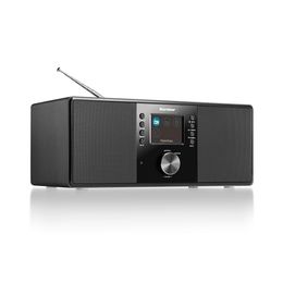 Kärcher DAB 5000+ Digitalradio (DAB+ / UKW-RDS, AUX-IN, Bluetooth, Wecker mit Dual-Alarm) schwarz