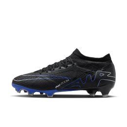 Nike Mercurial Vapor 15 Pro Low Top Fußballschuh für normalen Rasen - Schwarz