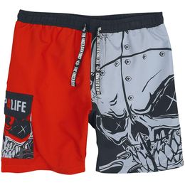 Five Finger Death Punch EMP Signature Collection Badeshort multicolor in M