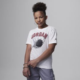 Jordan Hoop Style T-Shirt mit Grafik für ältere Kinder - Weiß