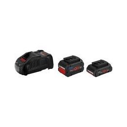 Bosch Starter-Set 18V, ProCORE 18V 4.0Ah + ProCORE 18V 5.5Ah + GAL 1880 CV Professional schwarz, 2x Akku + Ladeger&auml;t, AMPShare Alliance