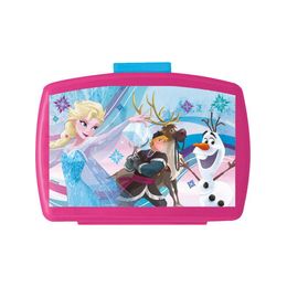 Disney Frozen Lunchbox "Die Eiskönigin" in Hellblau - (B)16 x (H)6,5 x (T)12 cm