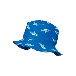 Playshoes Hut 'HAI' Jungen Gr&ouml;&szlig;e 55 blau / mint / wei&szlig;