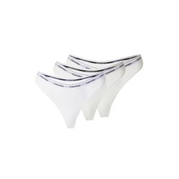 Calvin Klein Underwear Thong female size XXXL/4XL Black / White / natural white