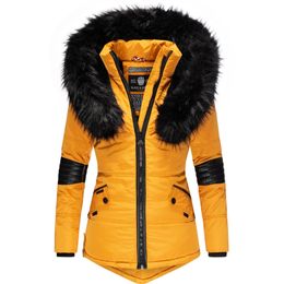 Navahoo Winterjacke 'Nirvana' Damen Gr&ouml;&szlig;e S gelb / schwarz
