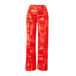 Hosbjerg Hose Damen Gr&ouml;&szlig;e 38 rot / orangerot / wei&szlig;